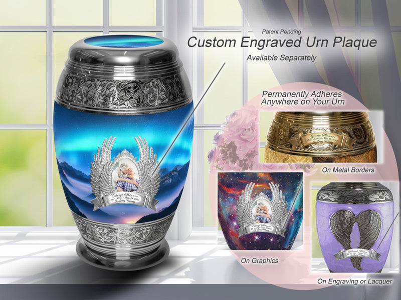 Buy Aurora Borealis Cremation Urn – Celestial Tribute Urn ...