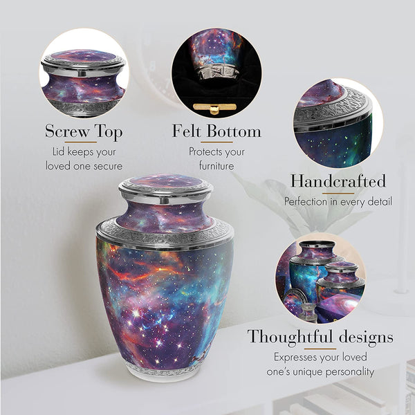 Buy Galaxy Urn – Cosmic Cremation Urn for Eternal Remembrance ...